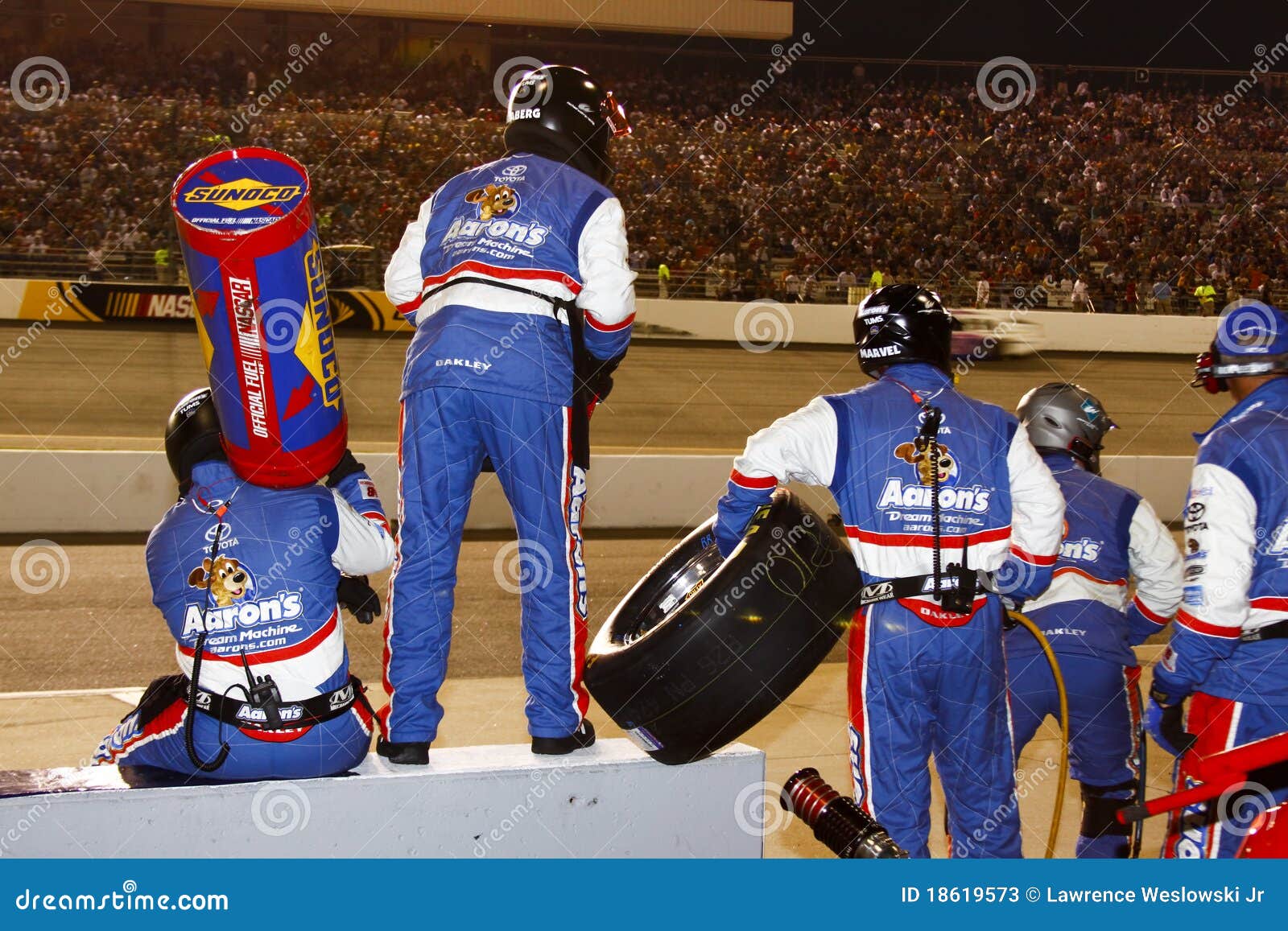 NASCAR - Pit Crew Ready in Richmond Editorial Stock Photo - Image of ...
