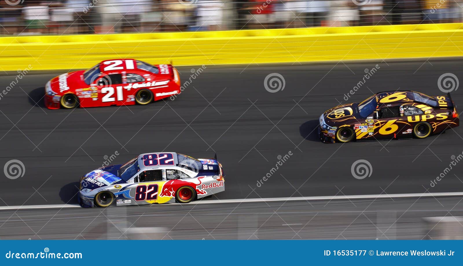 NASCAR - Side by Side Racing in Charlotte! Editorial Photography ...
