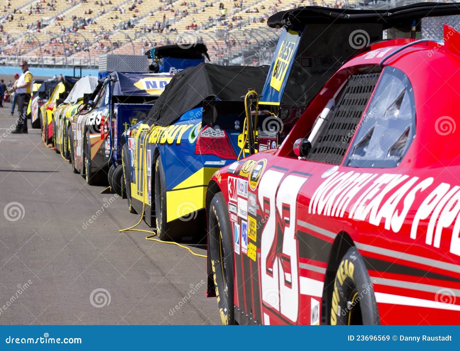 NASCAR Sprint Cup Cars Lined Up Editorial Stock Image - Image of ...