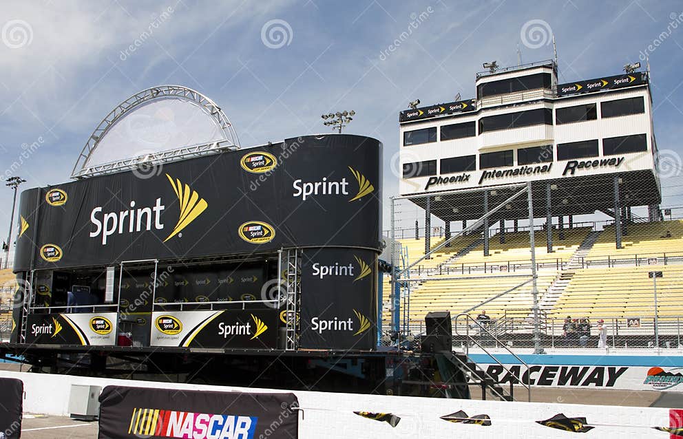 NASCAR Sprint Cup Driver Introduction Stage Editorial Photo - Image of ...