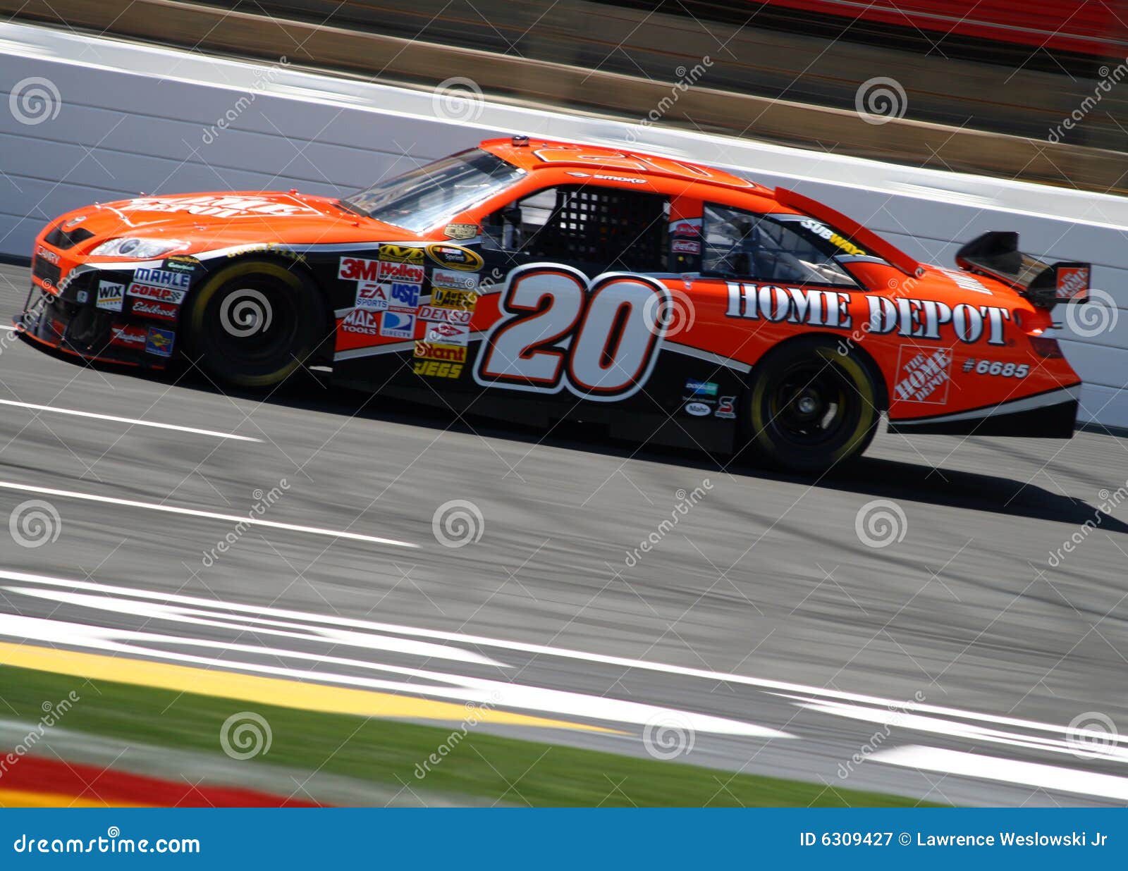 NASCAR - Stewart in Motion editorial photography. Image of busch - 6309427