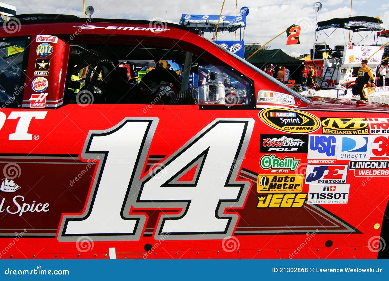 NASCAR - Stewart S #14 Chevrolet Editorial Stock Photo - Image of black ...