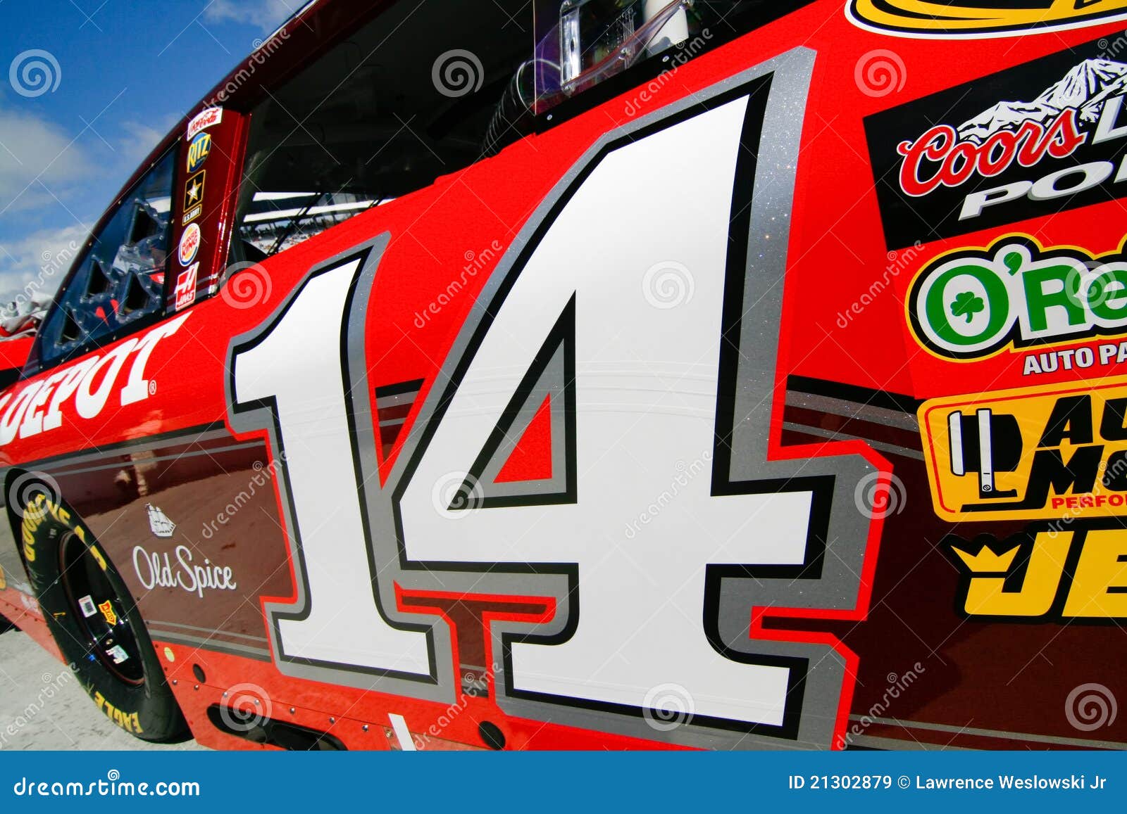 NASCAR - Stewart S #14 Door Number Editorial Stock Image - Image of ...
