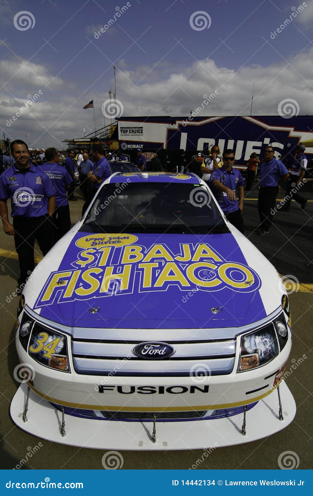 NASCAR - Travis Kvapil Baja Fish Taco Editorial Stock Image - Image of ...