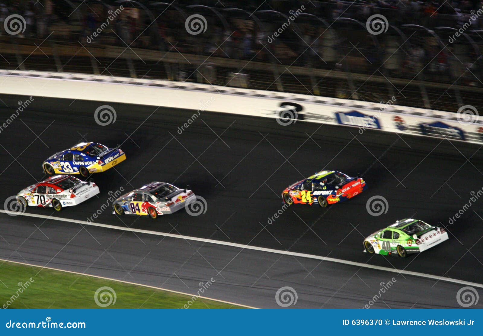 NASCAR - Turn 2 at Lowes editorial image. Image of fans - 6396370