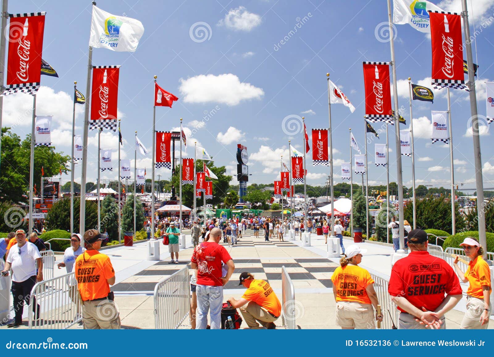 NASCAR - Waiting for Fans To Arrive at the Gate Editorial Photo - Image ...