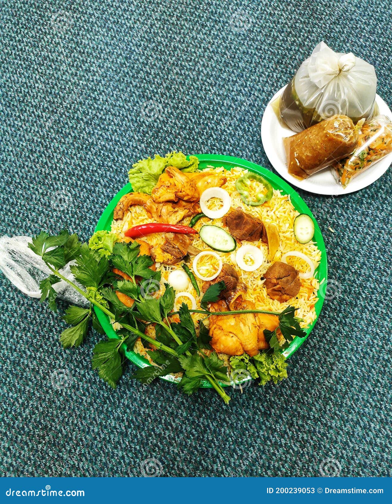 Nasi Arab stock image. Image of sedap, arab, rice, malaysia - 200239053