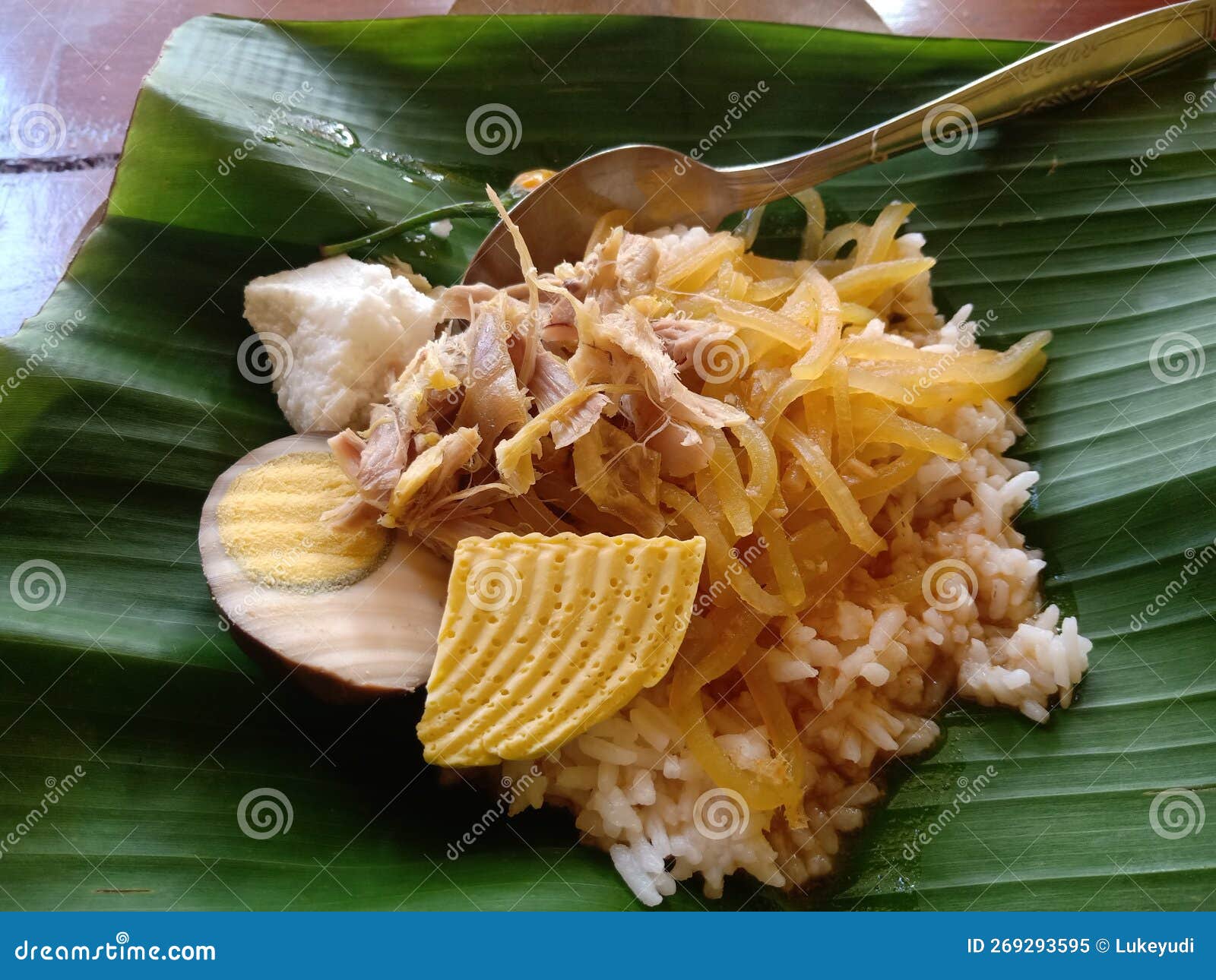 Nasi Liwet. Traditional Dish from Solo Central Java Stock Image - Image ...