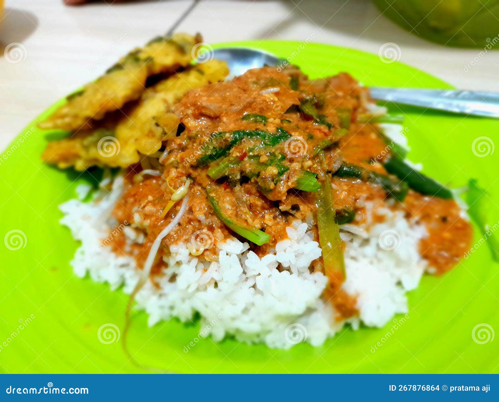 Nasi Pecel from Indonesia .versi Nice Stock Photo - Image of indonesia ...