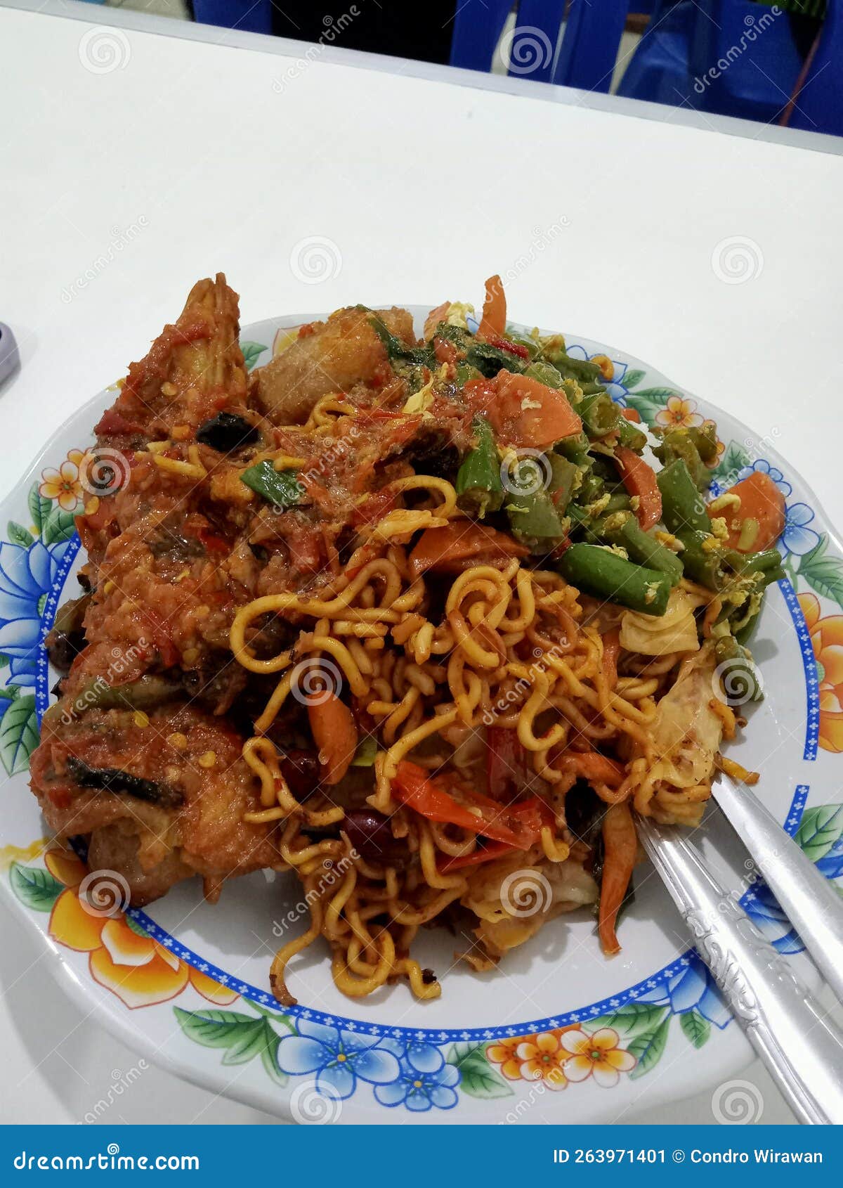 NASI RAMES stock image. Image of rames, nasi, called - 263971401