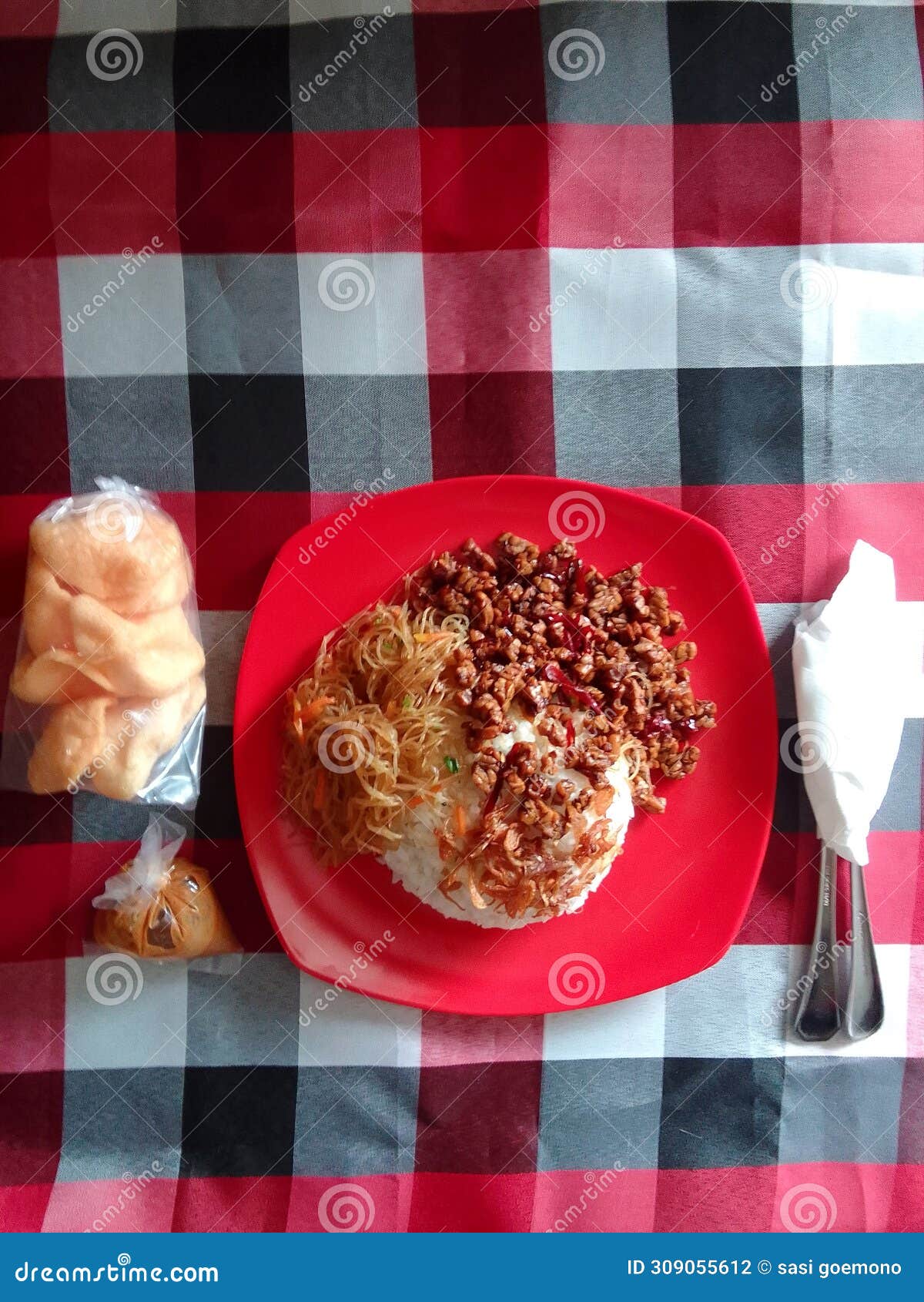 Nasi Uduk is a Typical Indonesian Food Stock Photo - Image of ... Nasi Uduk is a Typical Indonesian Food Stock Photo - Image of ...