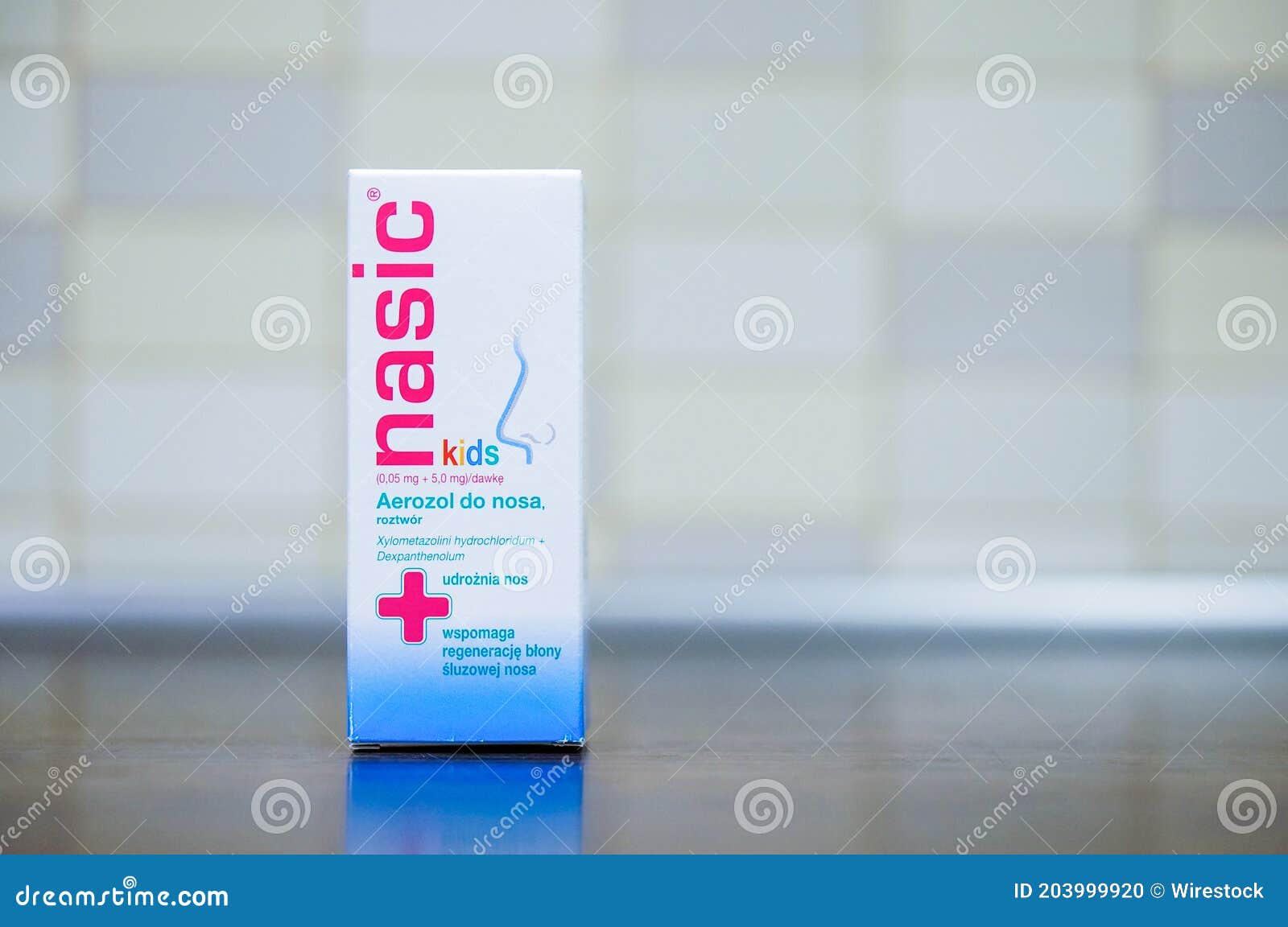 Nasic nose spray in a box editorial image. Image of nasic - 203999920