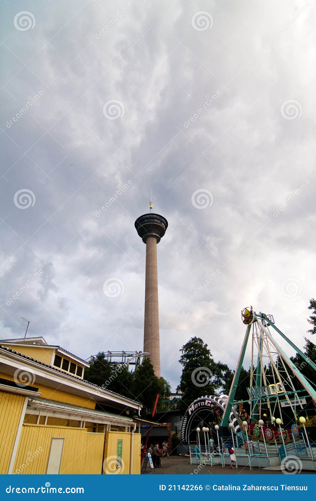 Nasinneula Tower from Tampere Finland Editorial Photo - Image of ...
