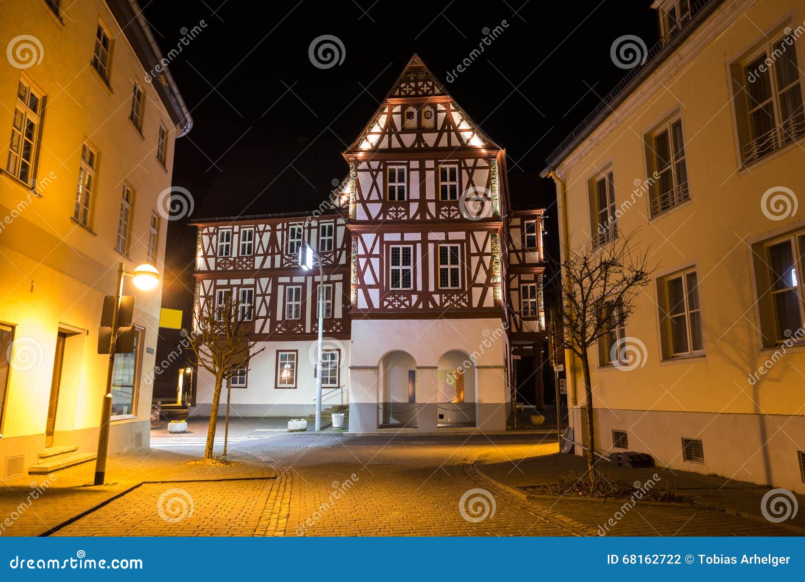 Nassau Historic Townhall Germany at Night Stock Photo - Image of nassau ...