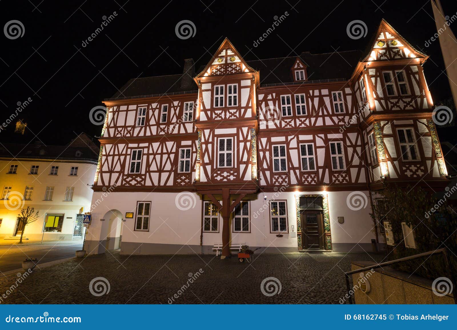 Nassau Historic Townhall Germany at Night Editorial Image - Image of ...
