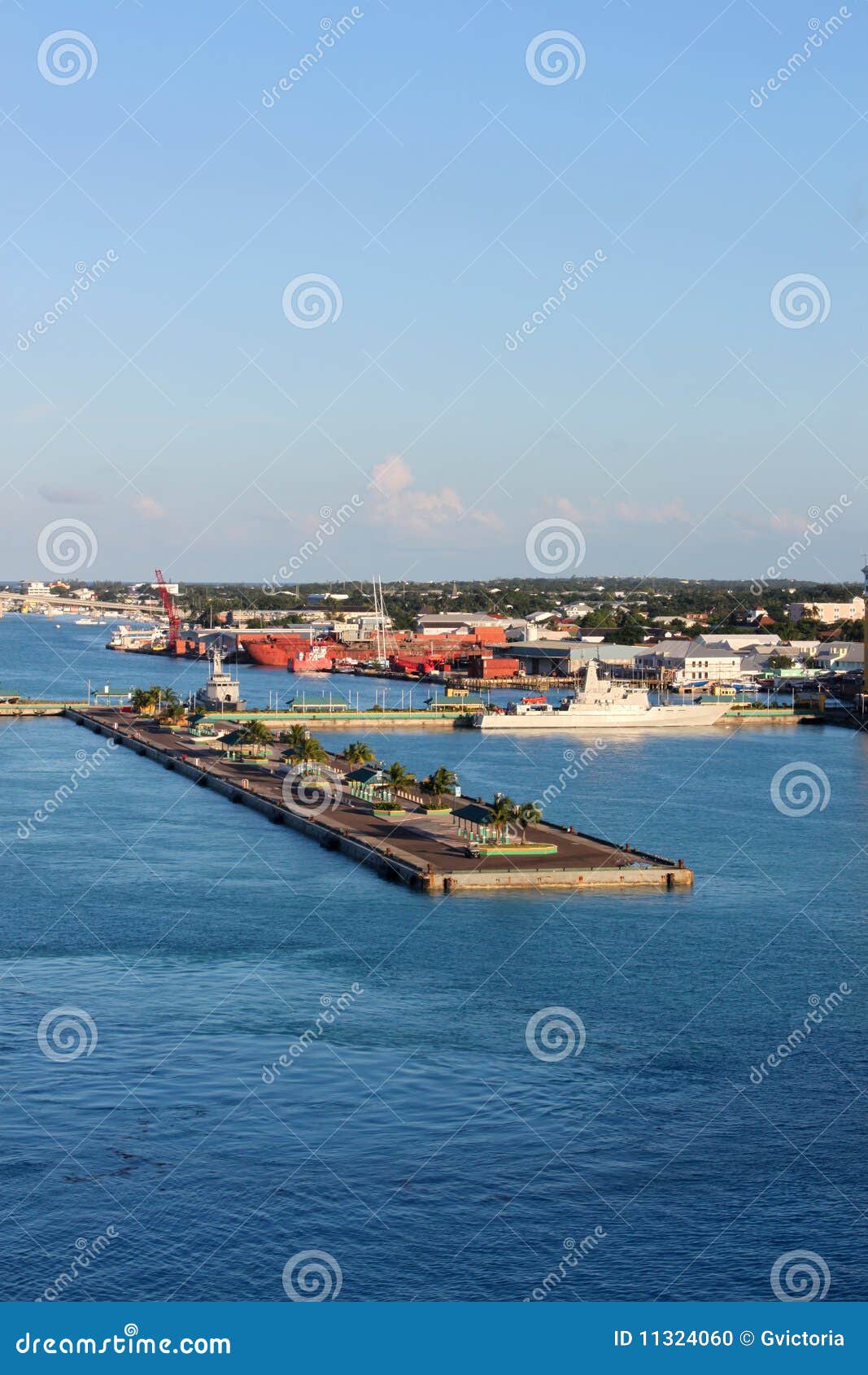 Nassau port stock photo. Image of water, dock, ship, pier - 11324060