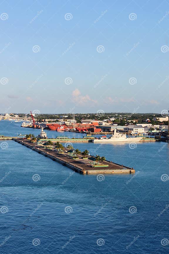 Nassau port stock photo. Image of water, dock, ship, pier - 11324060
