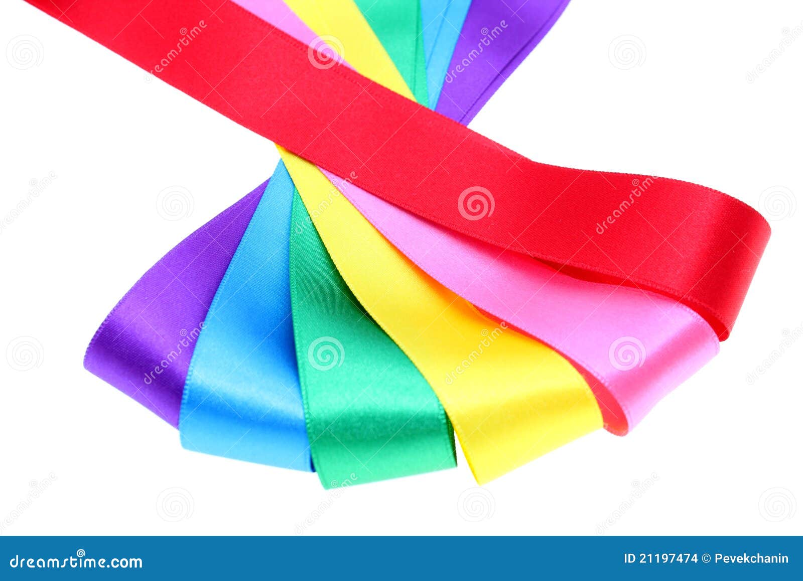 Nastri colorati fotografia stock. Immagine di decorazione - 21197474