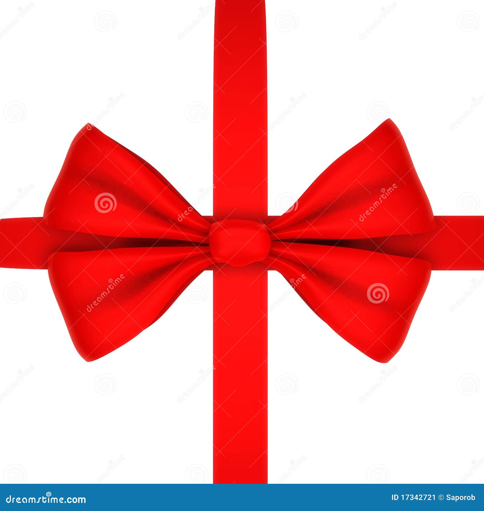 Nastro rosso immagine stock. Immagine di evento, regalo - 17342721