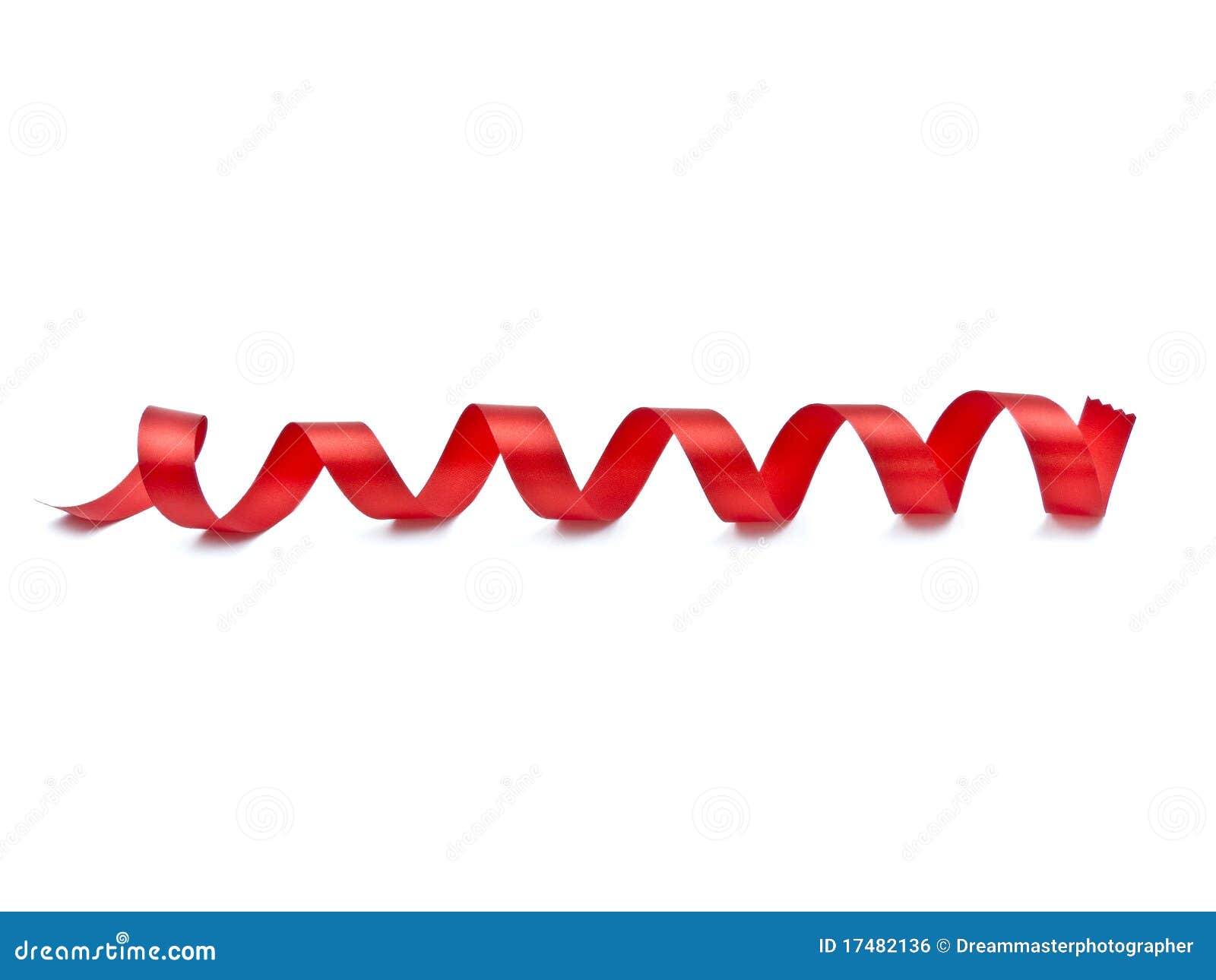 Nastro rosso fotografia stock. Immagine di decorazione - 17482136