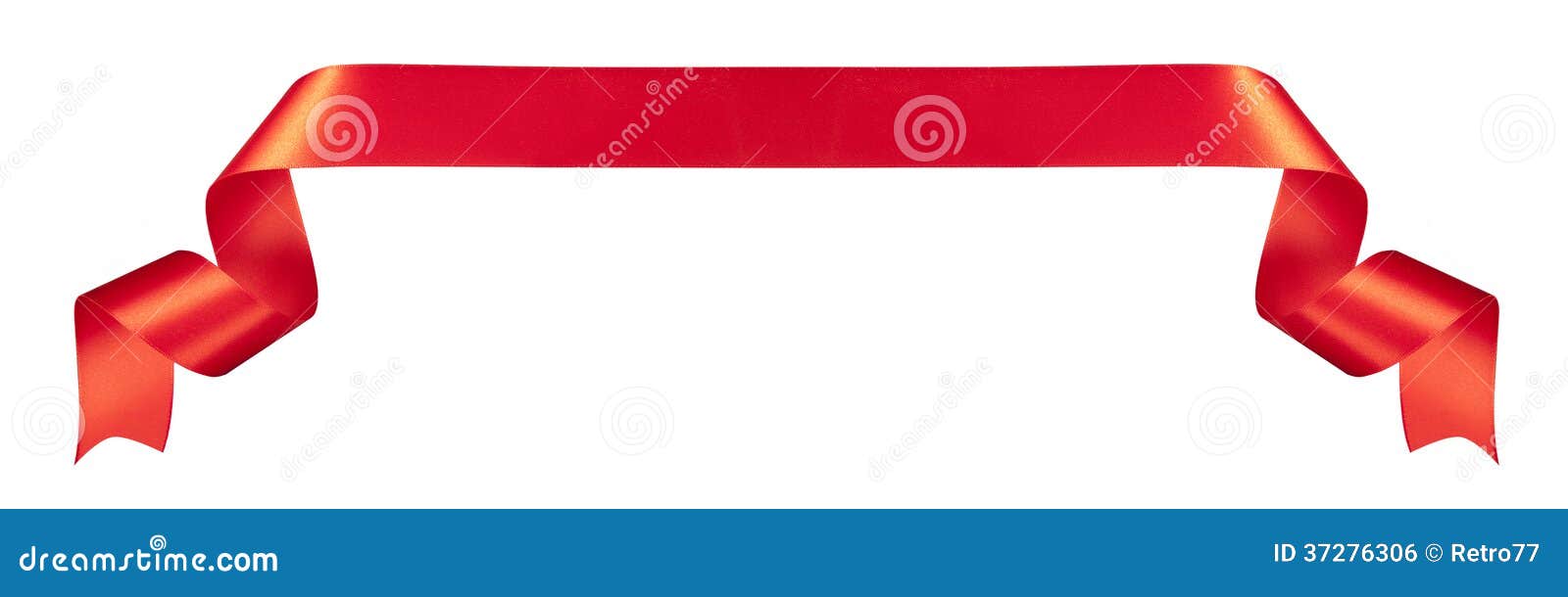 Nastro rosso fotografia stock. Immagine di accumulazione - 37276306