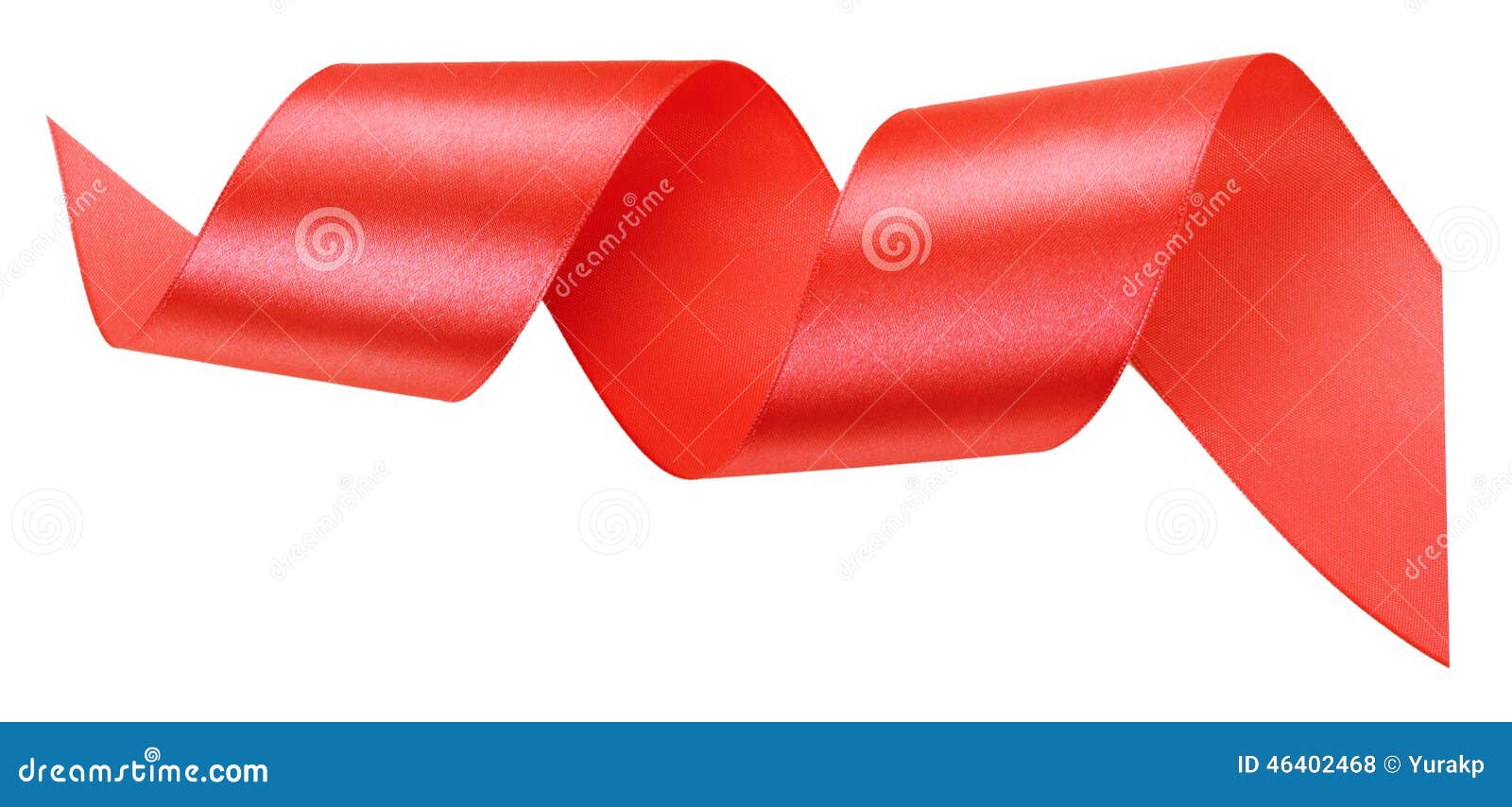 Nastro Rosso Isolato Sui Precedenti Bianchi Fotografia Stock - Immagine ...