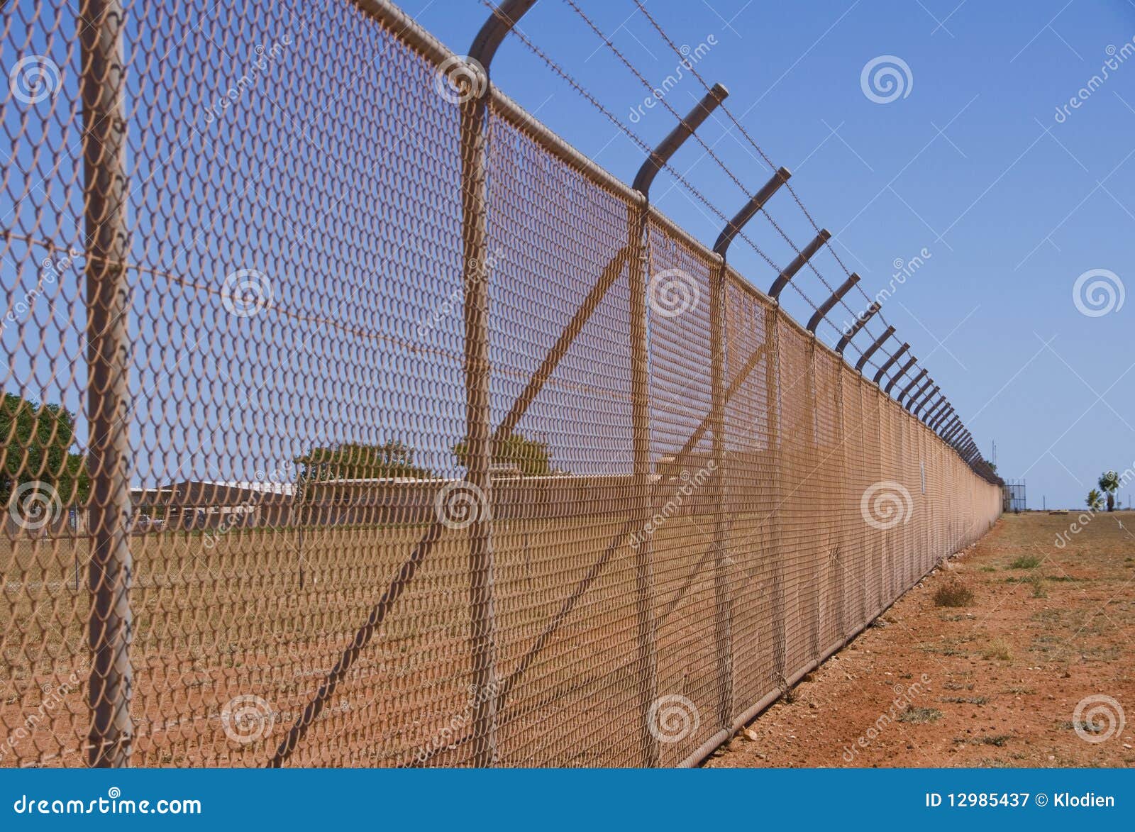 Nasty Fence. stock image. Image of dangerous, barb, protection - 12985437