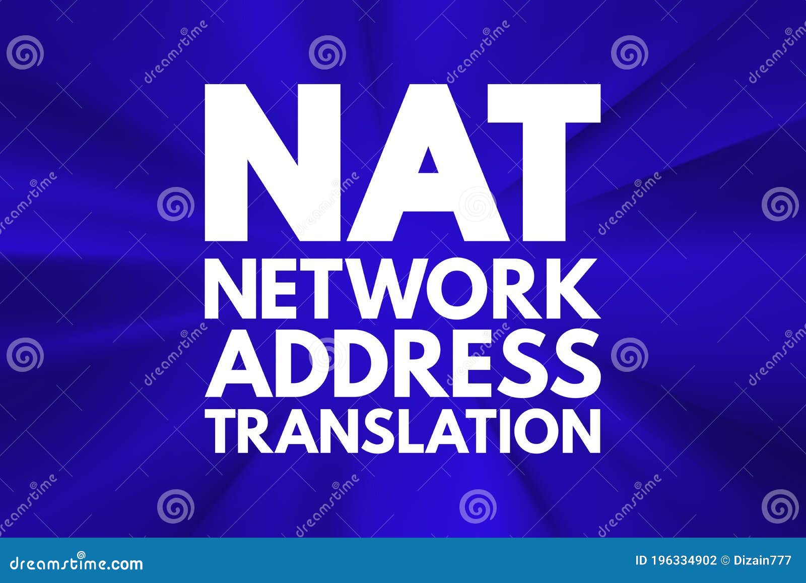 NAT - Network Address Translation Acronym, Technology Concept ...