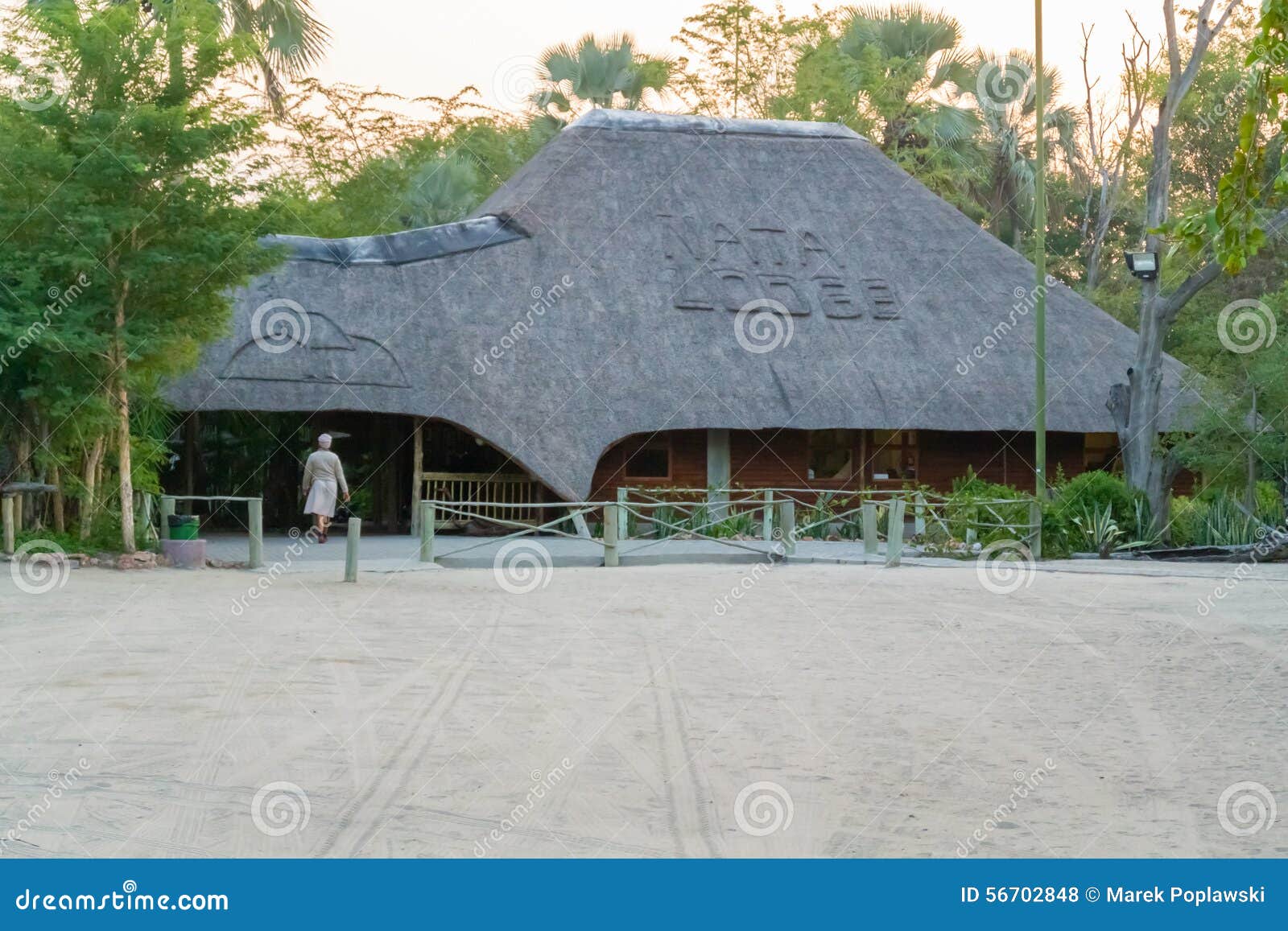 Nata Lodge em Botswana foto de stock editorial. Imagem de principal ...