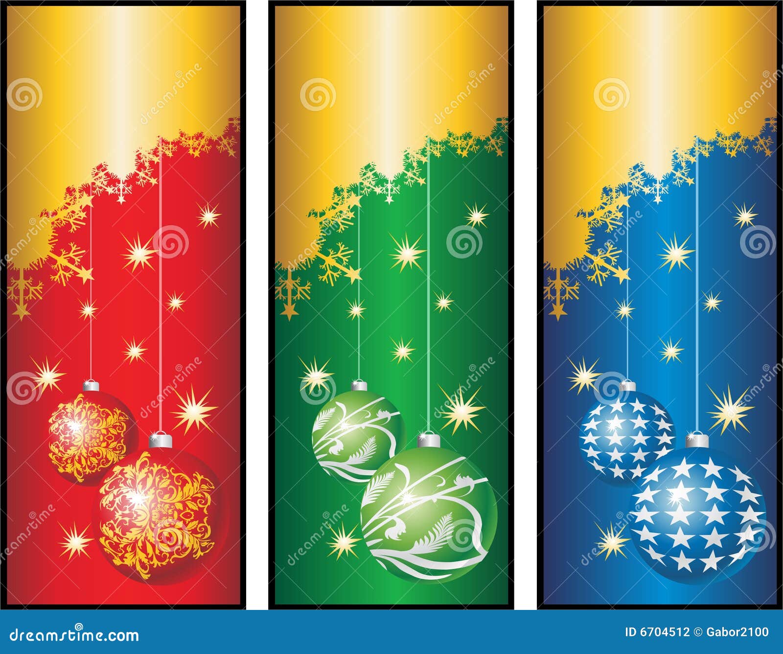 Natal banners.cdr ilustração do vetor. Ilustração de xmas - 6704512