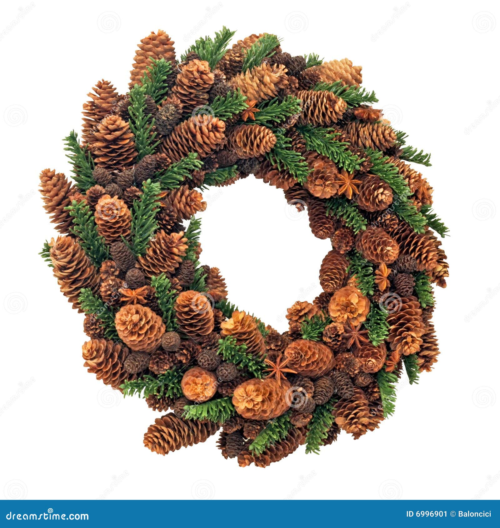 Natal da grinalda imagem de stock. Imagem de trajeto, natal - 6996901