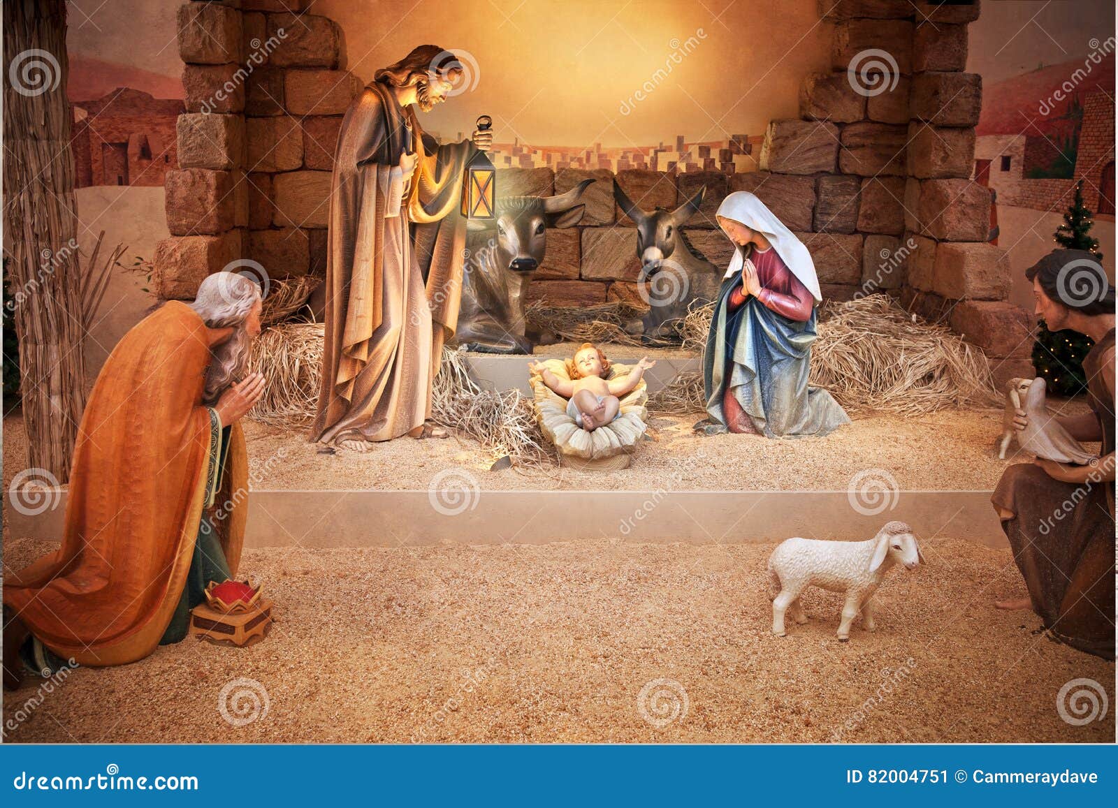 Natal Jesus Birth Nativity imagem de stock. Imagem de nascimento - 82004751