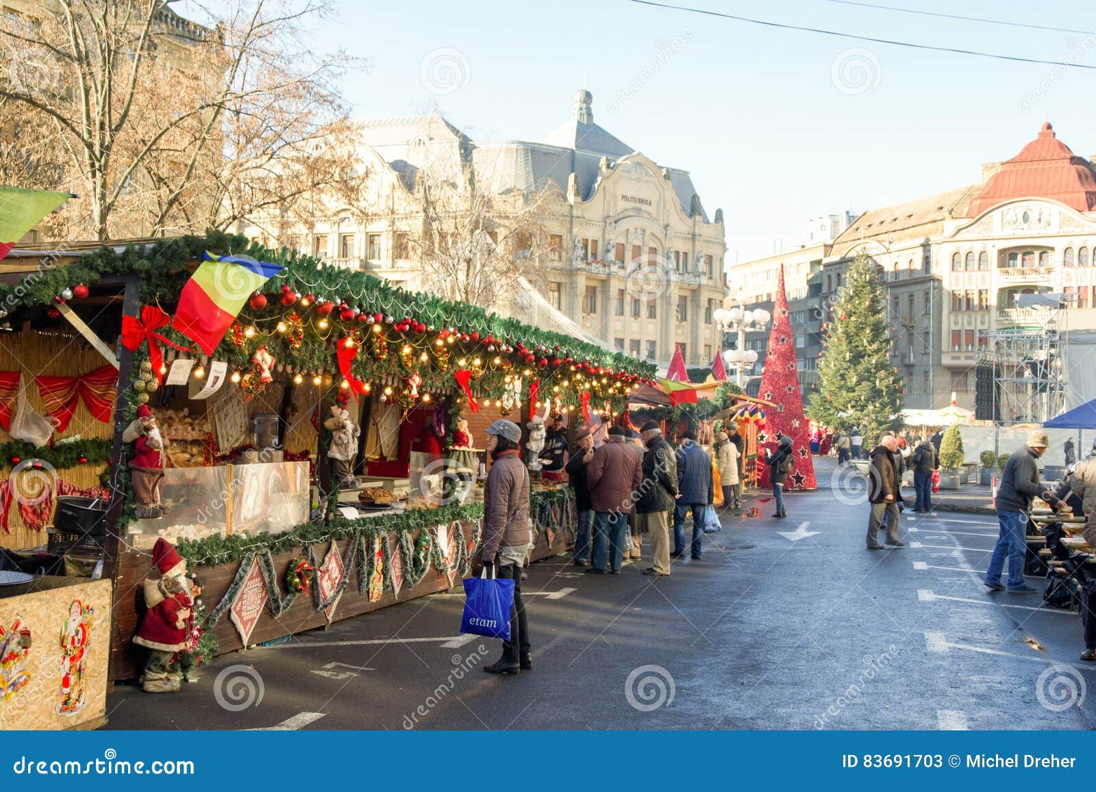 Natale di Timisoara giusto fotografia stock editoriale. Immagine di ...
