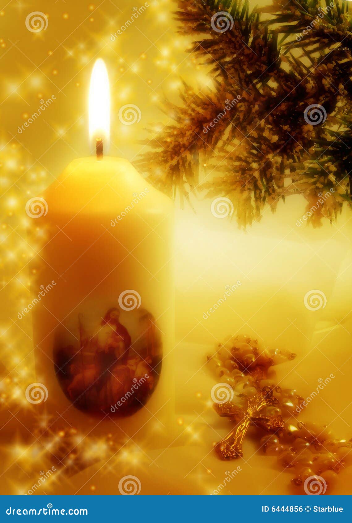 Natale religioso fotografia stock. Immagine di divino - 6444856