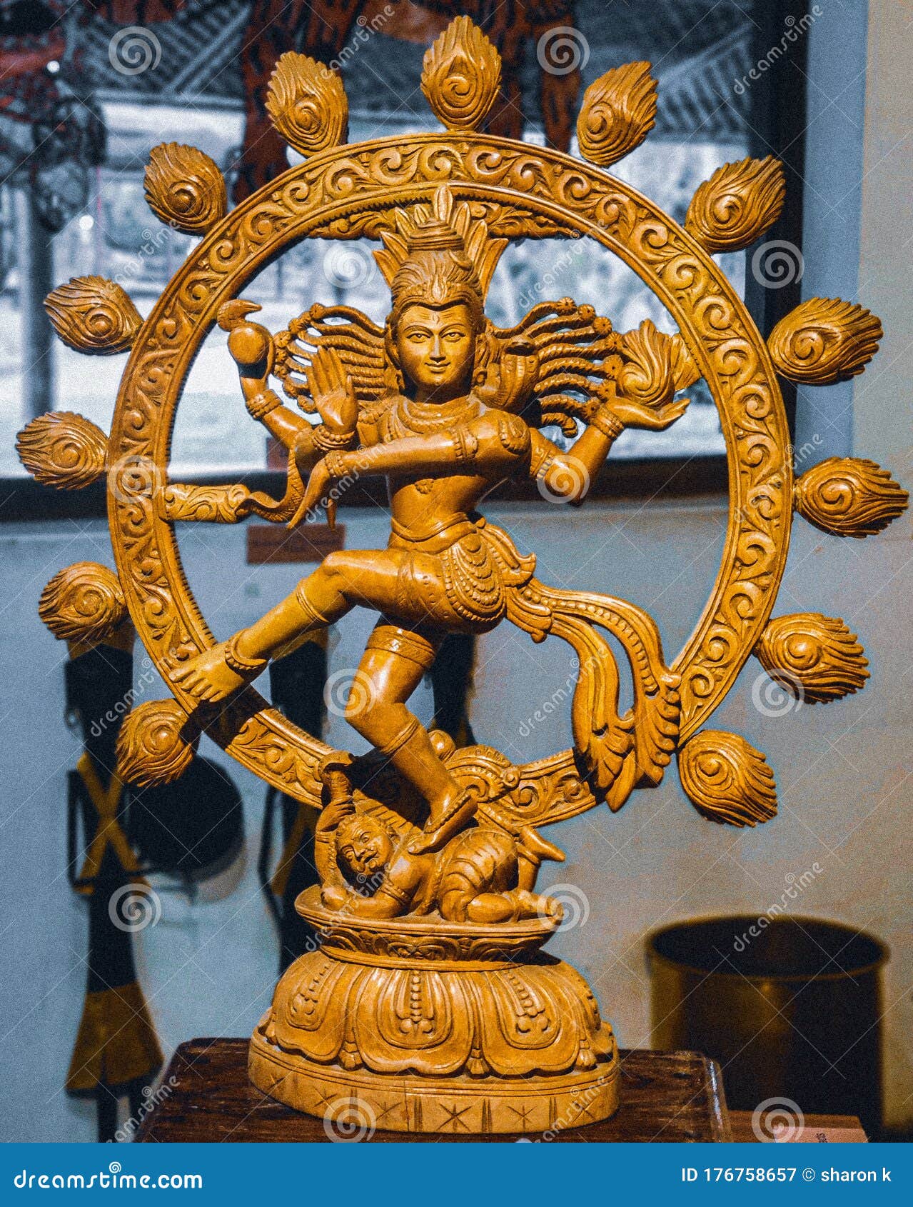 Nataraj stock image. Image of south, shilparamam, handicrafts - 176758657