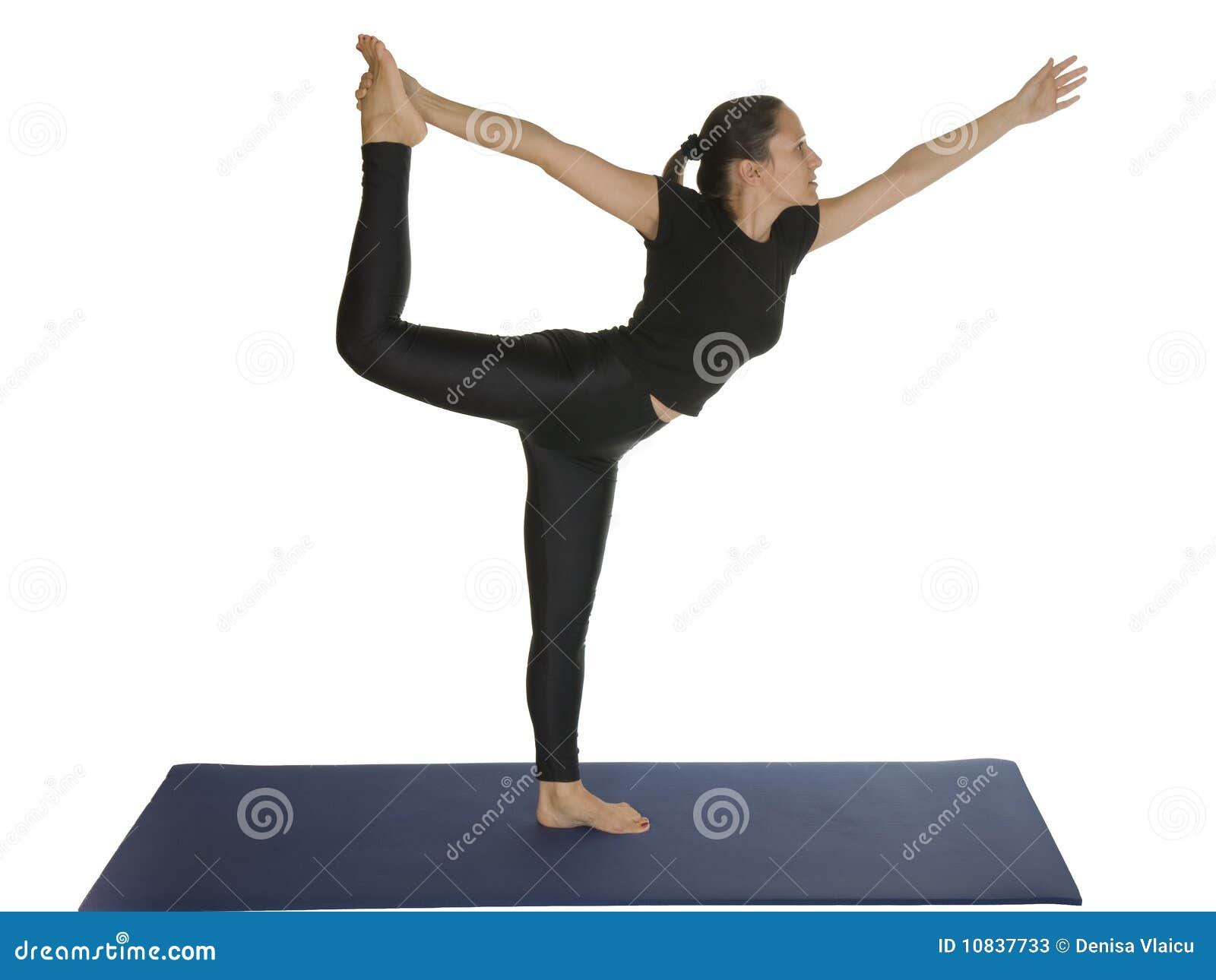 Natarajasana stock image. Image of yoga, posture, active - 10837733