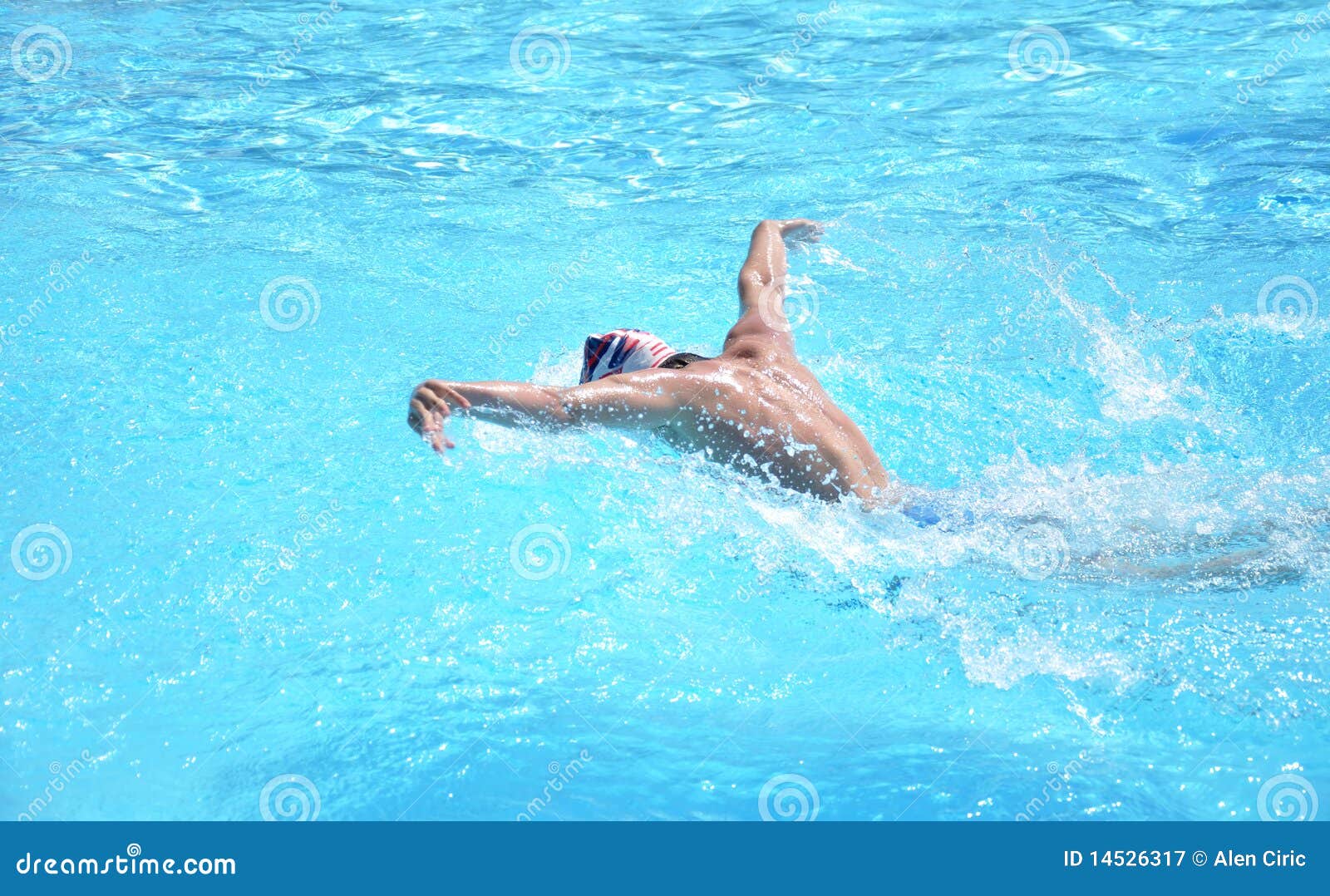 Natation stock image. Image of person, vitality, power - 14526317