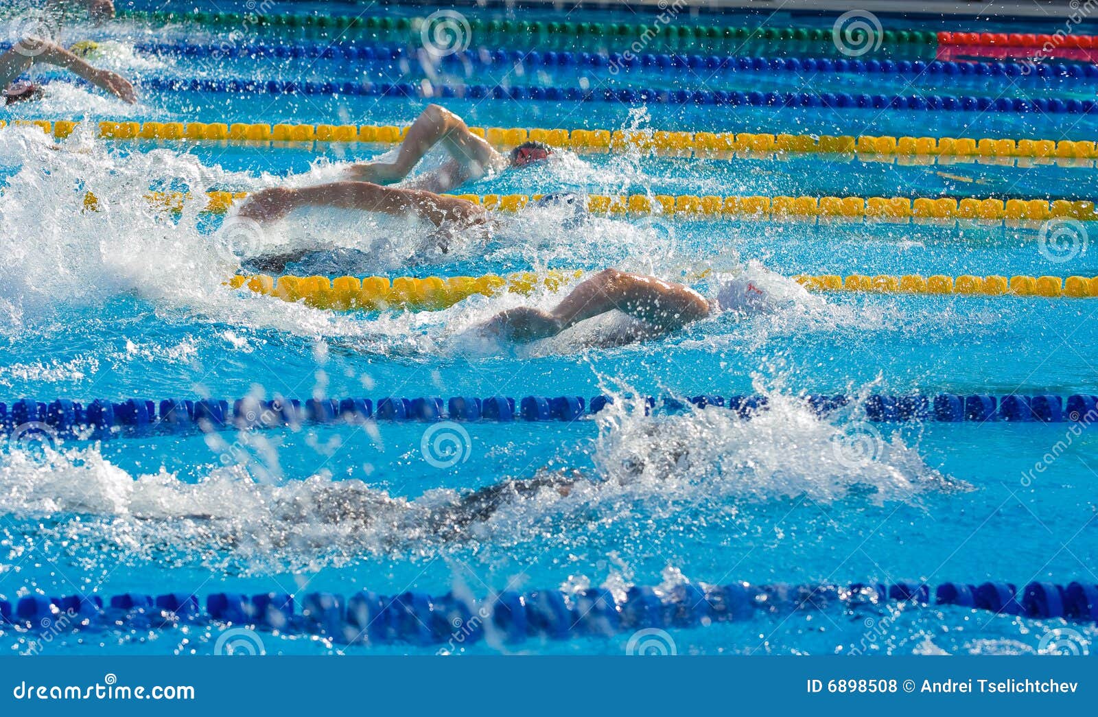 Natation photo stock. Image du enregistrement, olympique - 6898508