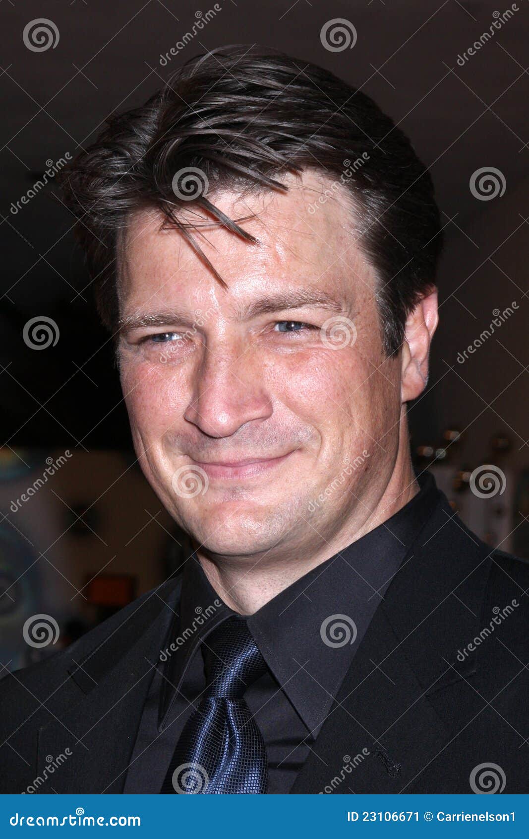 Nathan Fillion,Mikaela Hoover Editorial Photo | CartoonDealer.com #26026309