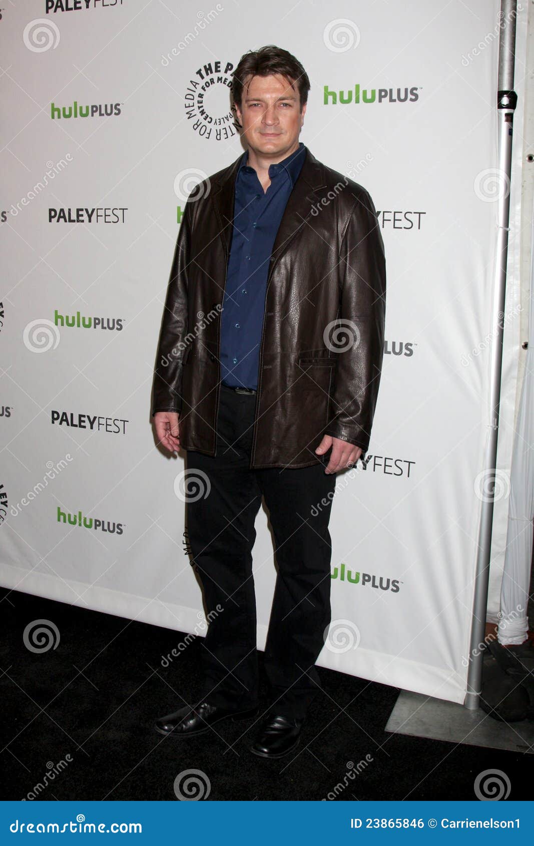 Nathan Fillion editorial photo. Image of arrives, angeles - 23865846