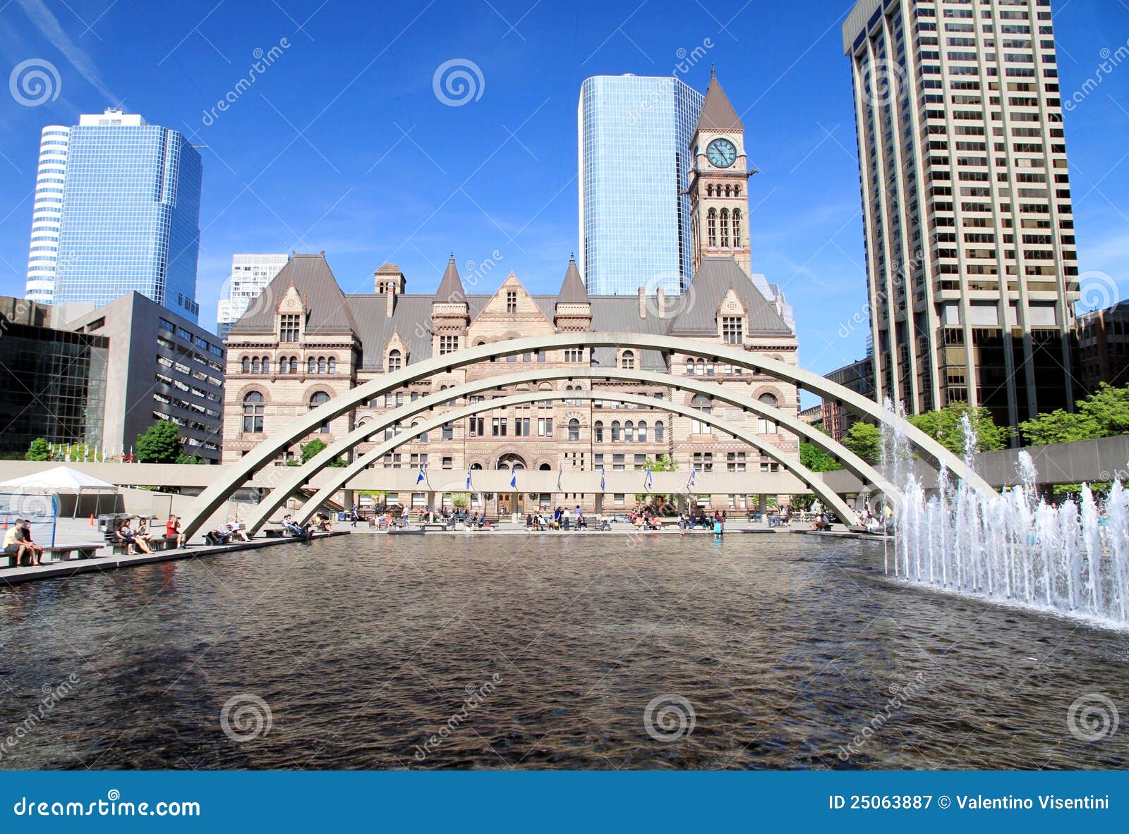 Nathan Phillips Square editorial photography. Image of modern - 25063887