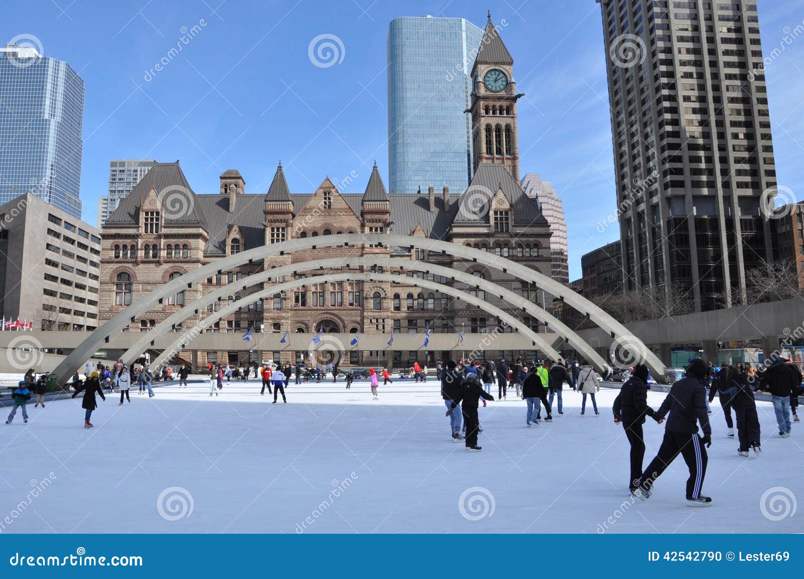 Nathan Phillips Square, Toronto, Canada Editorial Image - Image of ...