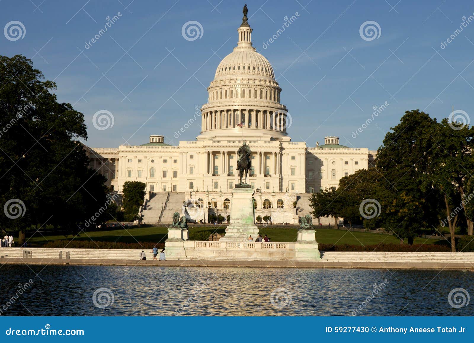 Nation Capitol Building in Washington DC Stock Photo - Image of clear ...