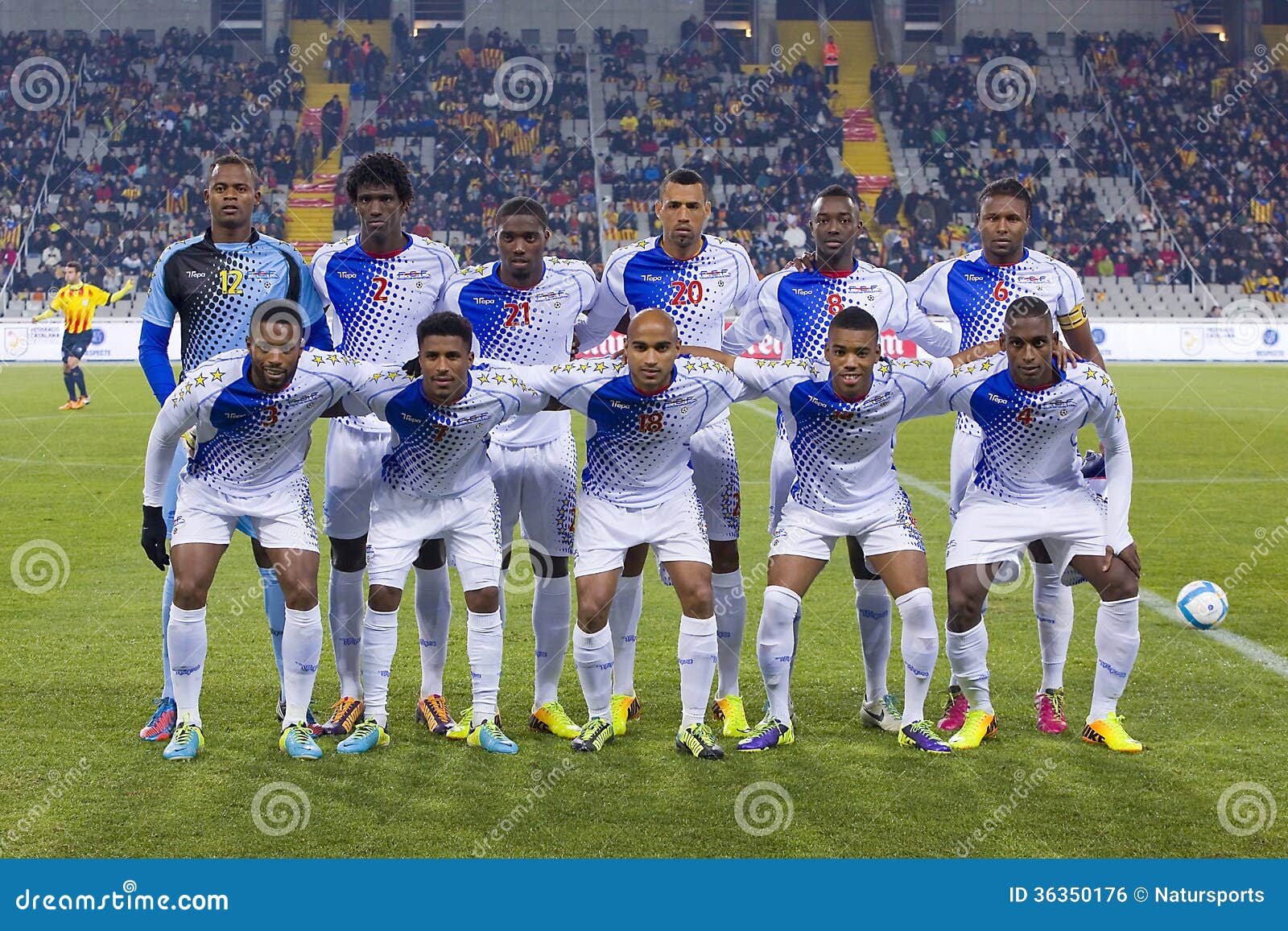 Nationaal Het Voetbalteam Van Kaapverdië Redactionele Foto - Image of ...