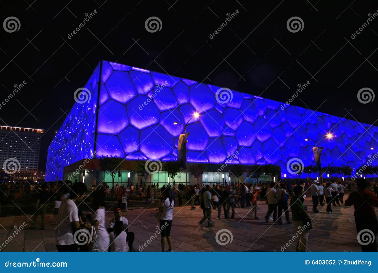 The National Aquatics Center in Beijing Editorial Photography - Image ...