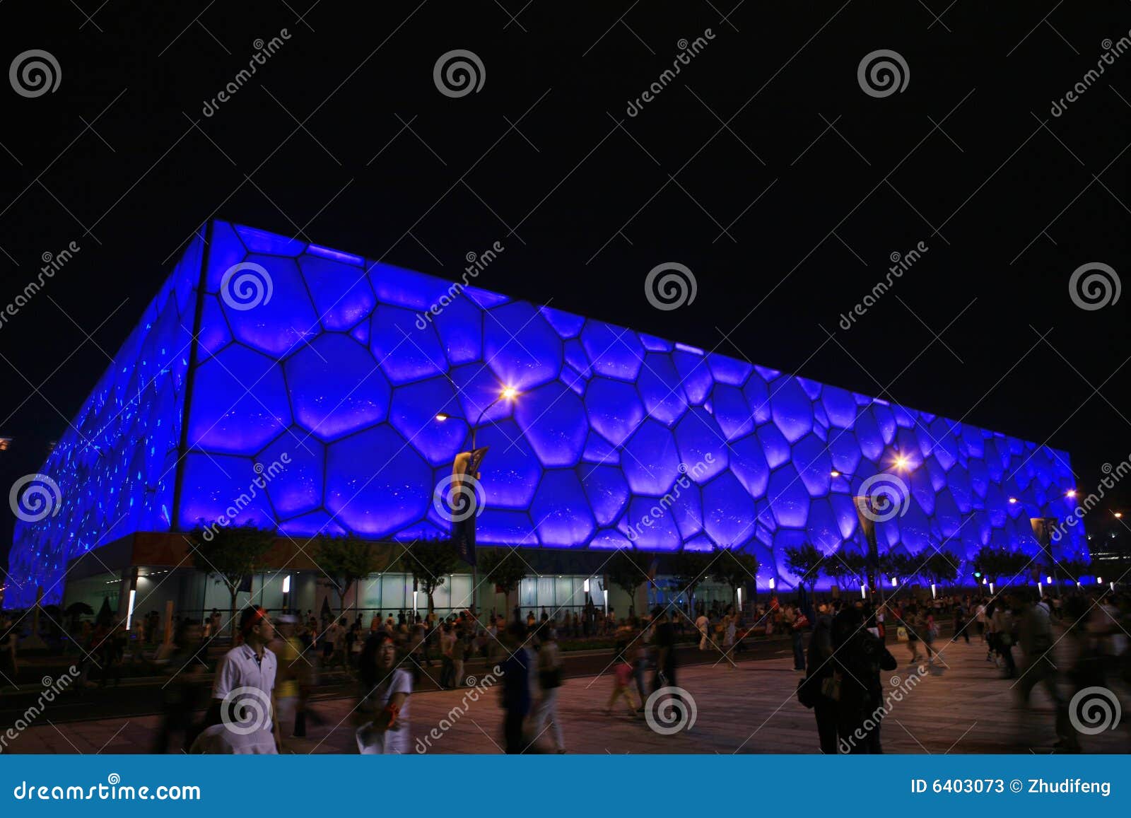 The National Aquatics Center in Beijing Editorial Stock Photo - Image ...