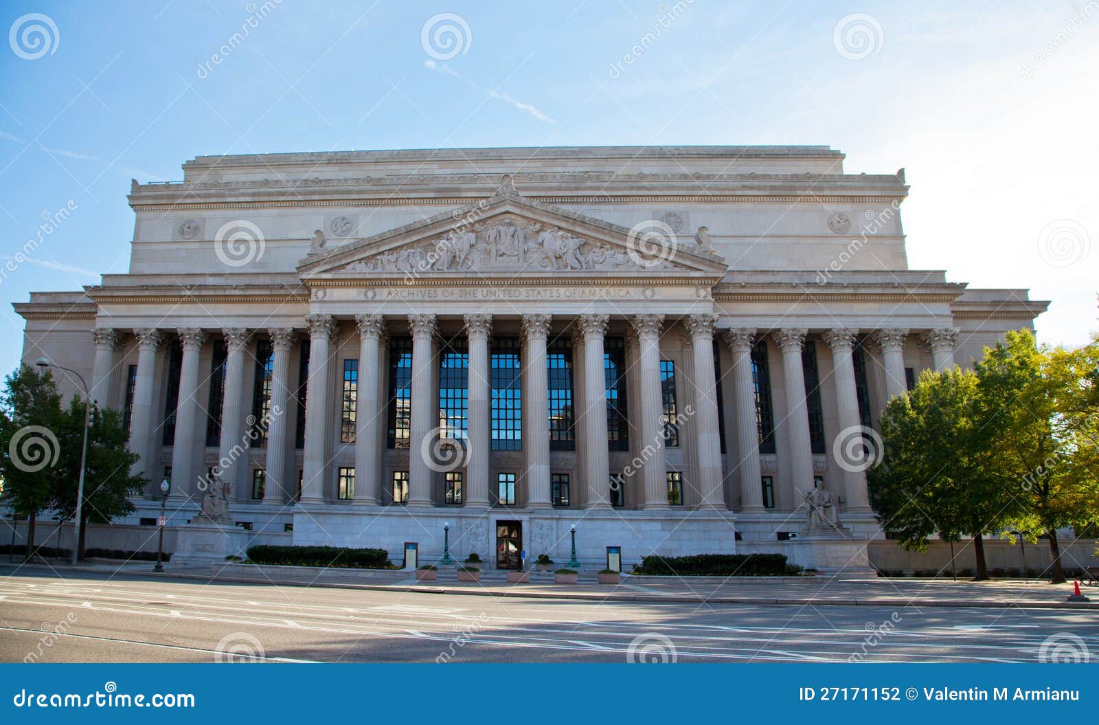National Archives stock photo. Image of imposing, corinthian - 27171152