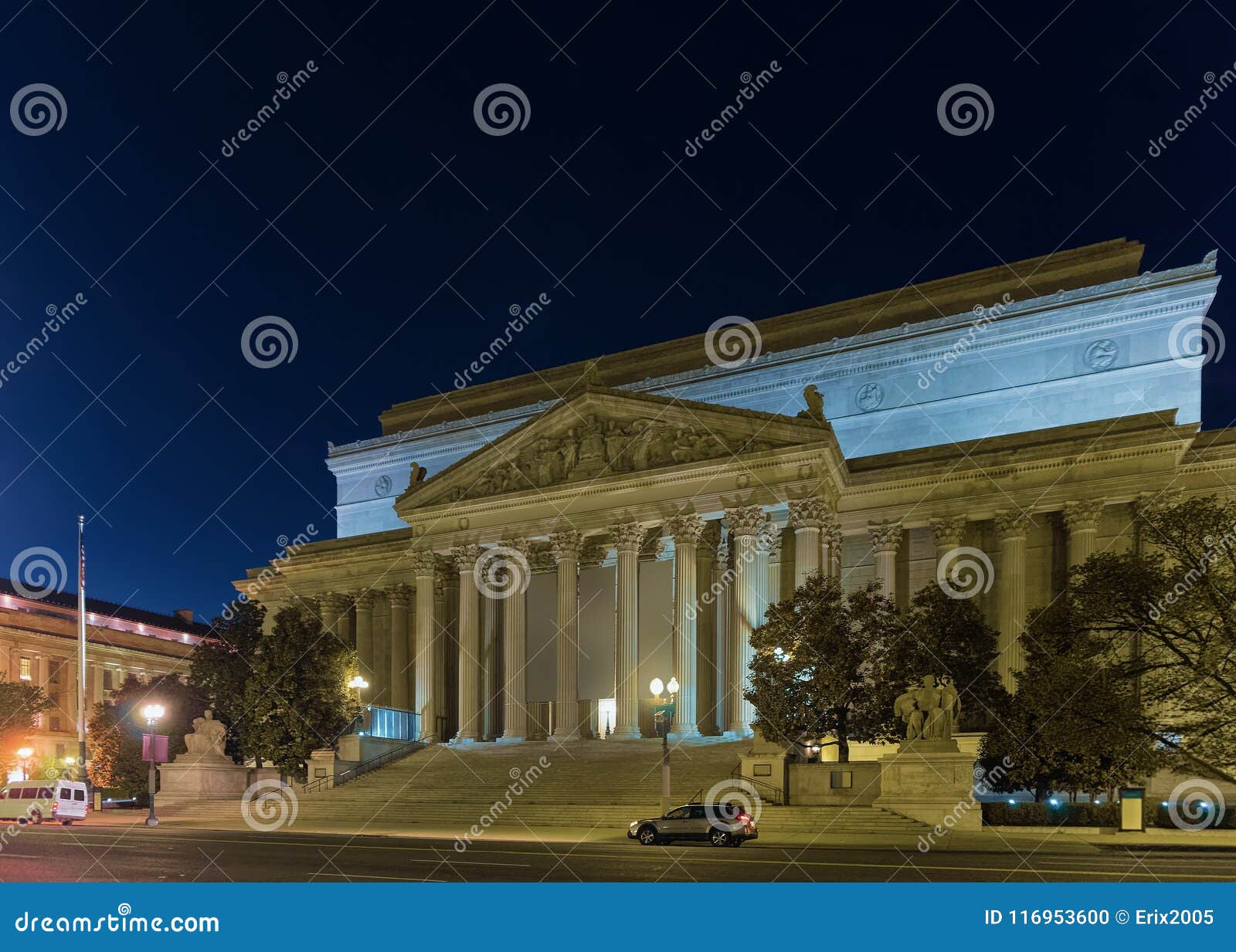 National Archives Building in Washington DC Stock Photo - Image of ... National Archives Building in Washington DC Stock Photo - Image of ...