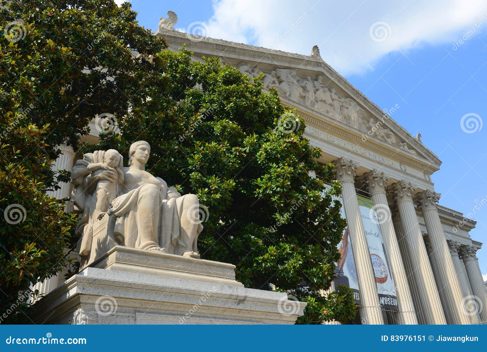 National Archives Building in Washington DC, USA Editorial Photo ...