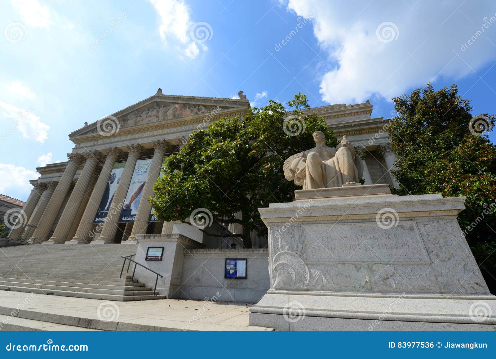 National Archives Building in Washington DC, USA Editorial Photo ...
